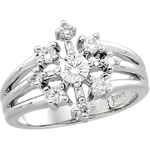 Diamond Right Hand Ring 3/4 Carat