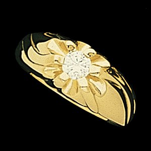 Gents Solid Belcher Mounting for 4.4 mm stone